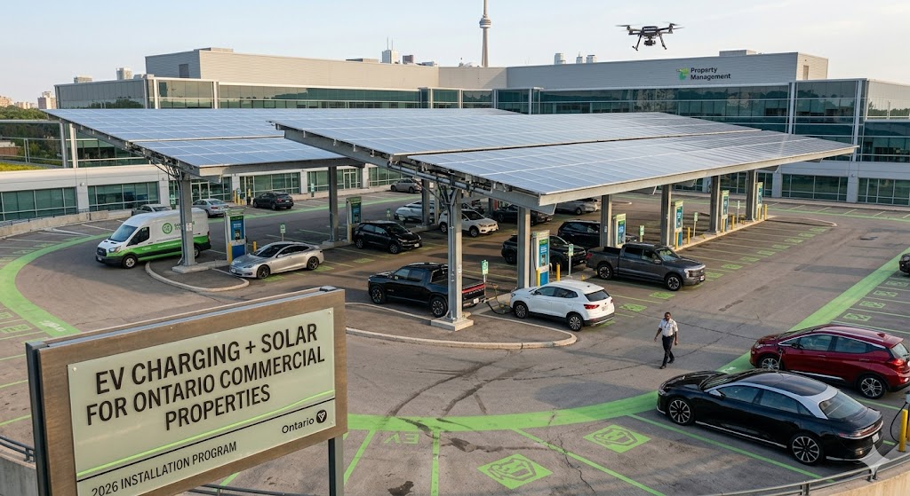 Commercial Solar + EV Charging Ontario 2026 | Solar X Canada